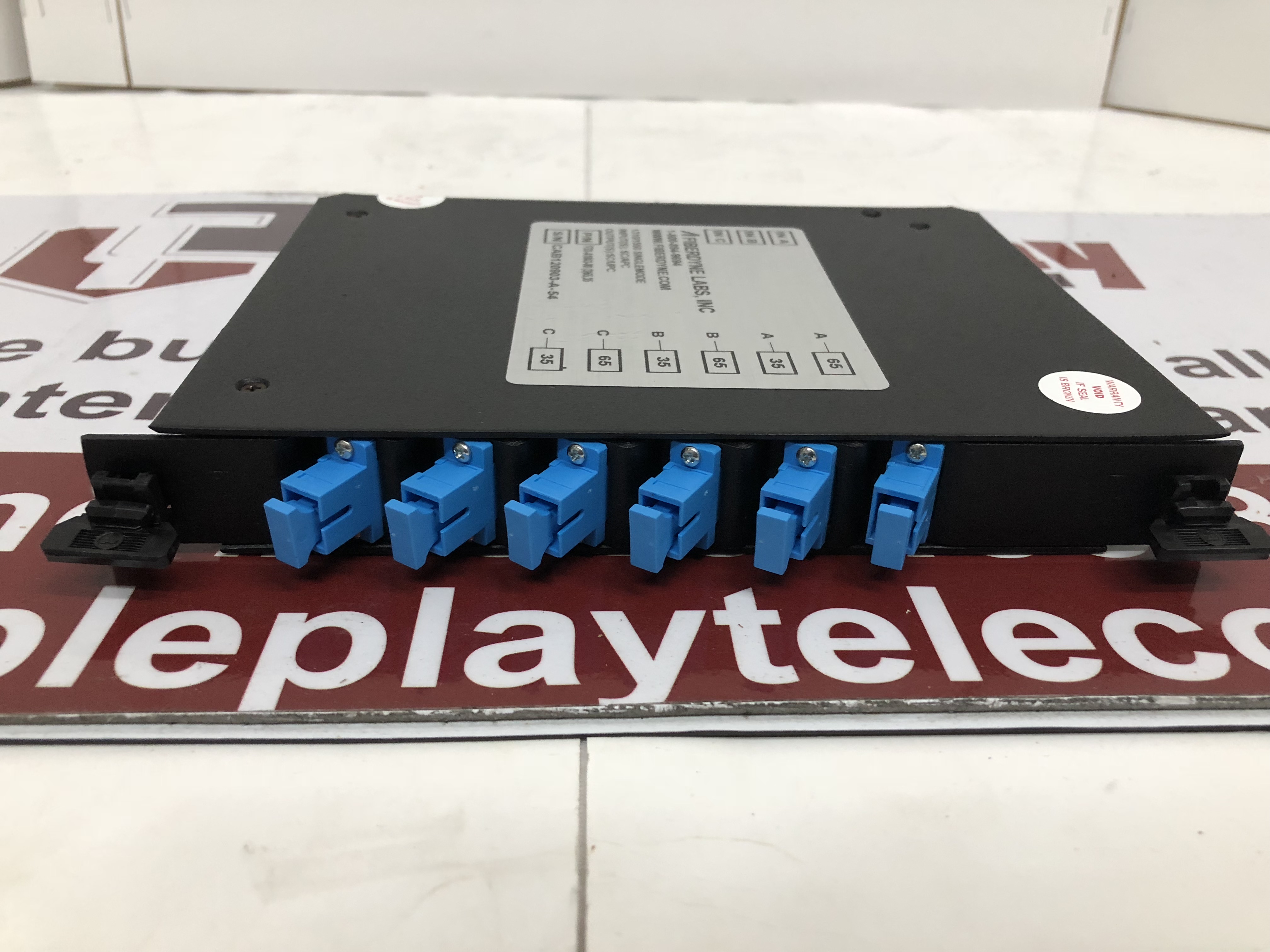 FIBERDYNE LABS, INC. F3X-A1043-00 (3)65,35 1310/1550 SINGLEMODE FIBER ...